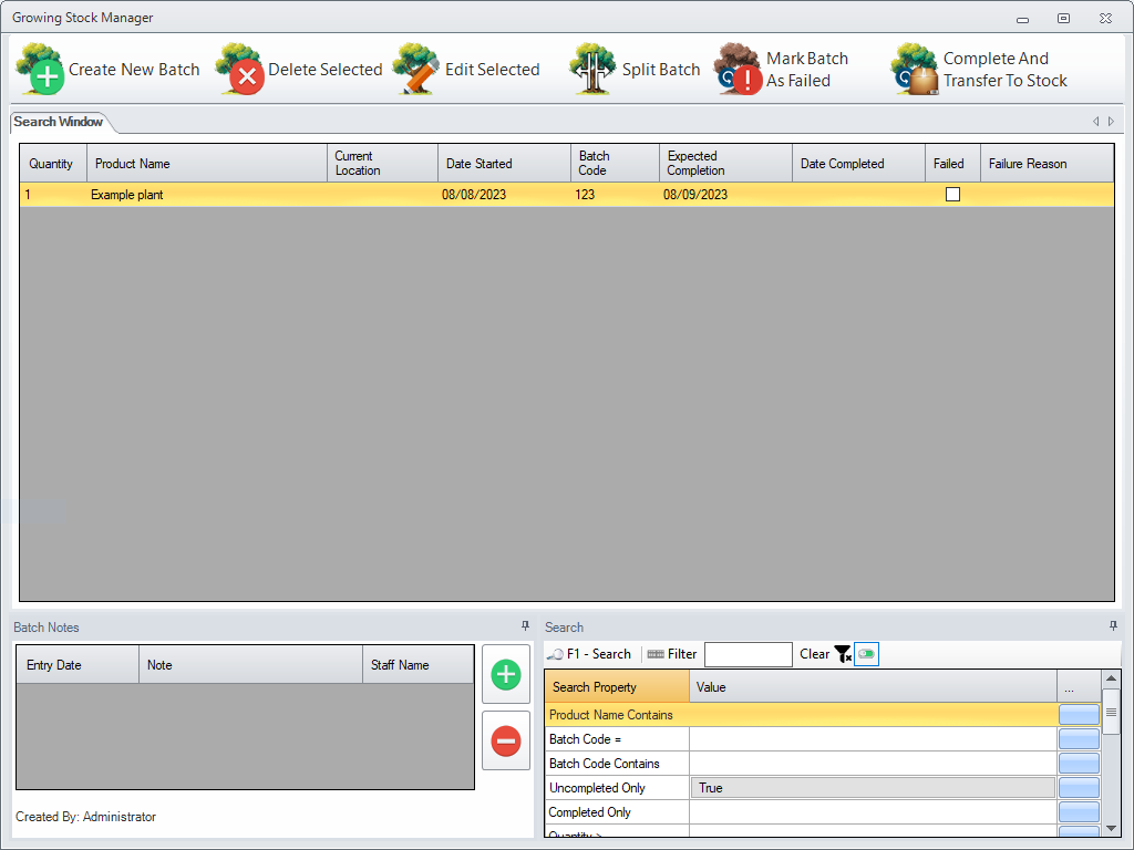 NuEPOS - Stock screen inventory and product listings features